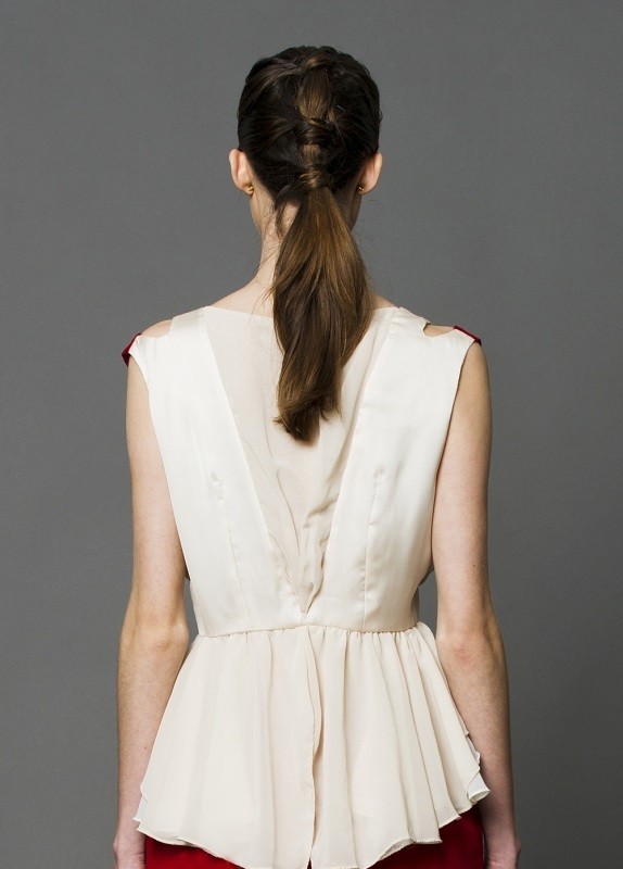 TWO-TONE BLOUSE | blog a porter