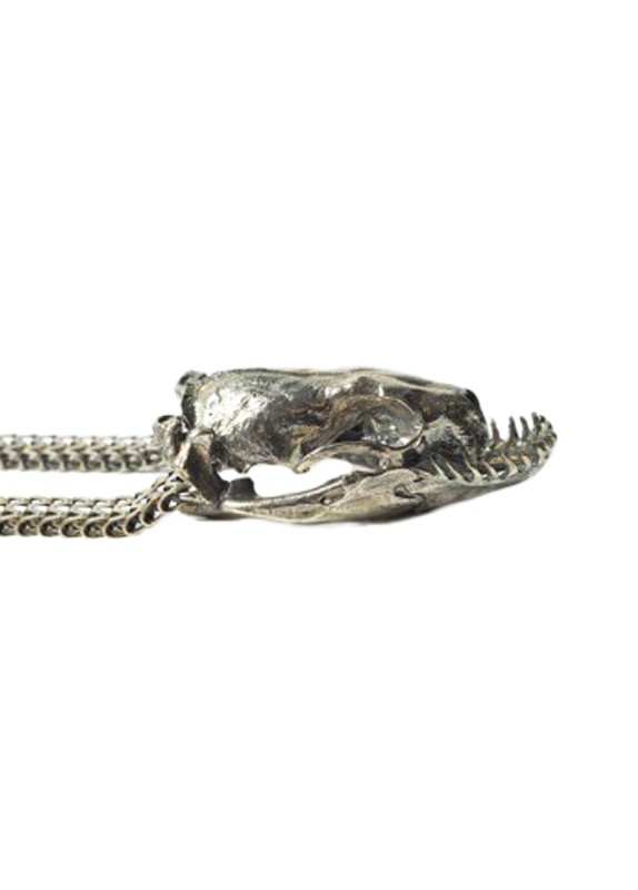FAFNIR RHODIUM NECKLACE | blog a porter