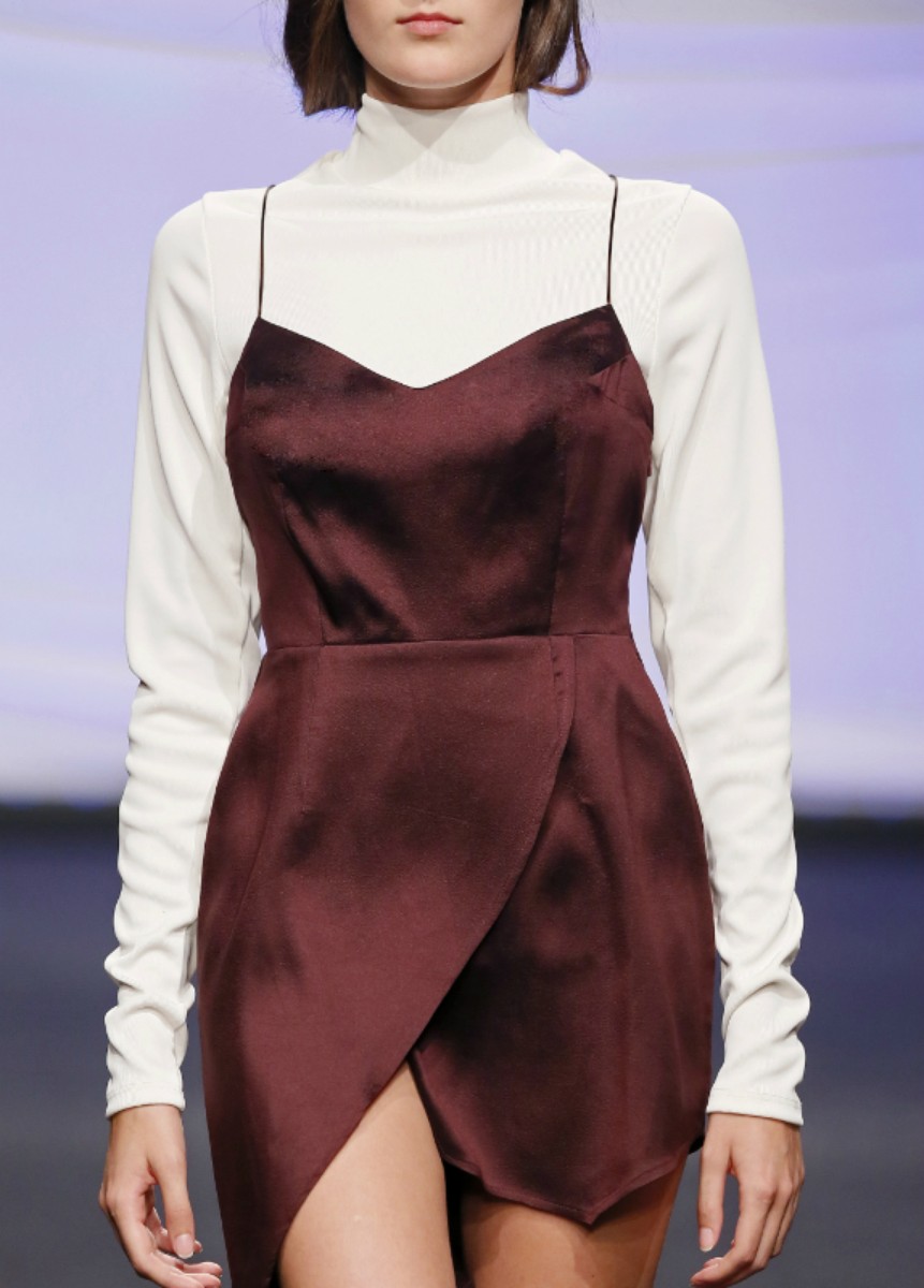 WRAP-AROUND MINI DRESS | blog a porter